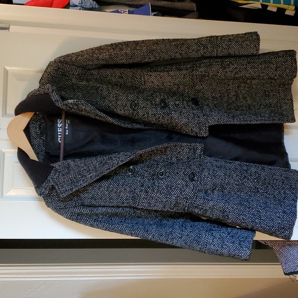 Guess | Jackets & Coats | Guess Wool Fit And Flare Coat | Poshmark